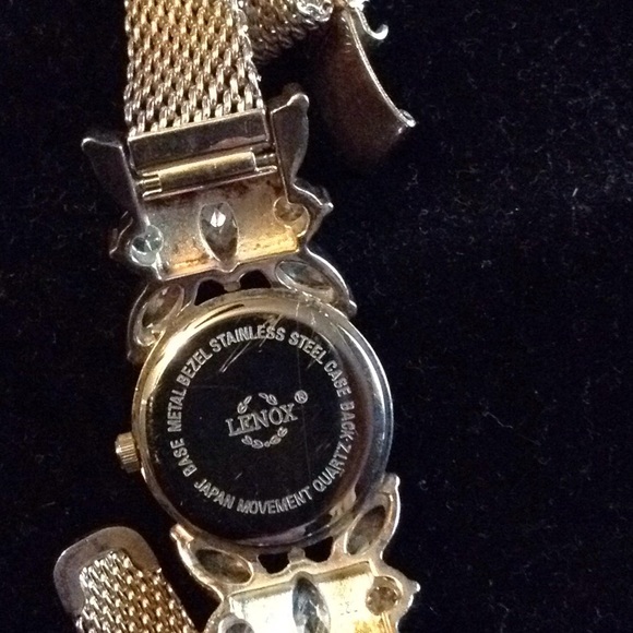 Lenox | Accessories | Vintage Lenox Watch Stunning Lots Of Bling | Poshmark